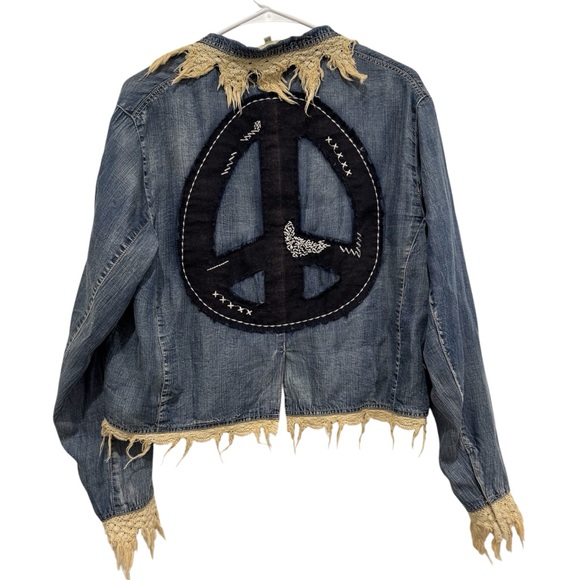 Jaded Gypsy | Jackets & Coats | Jaded Gypsy Phoebe Harmony Jacket Peace ...